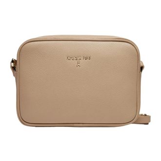 Patrizia Pepe Leder Kameratasche mit verstellbarem Riemen - - Bags - Damen - Beige - ONE SIZE