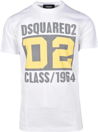 Dsquared2 Homme, Tops, Blanc, Taille: 2XL T-shirt