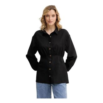 Never Fully Dressed Zoe Shirt - - Blouses & Shirts - Damen - Schwarzk - M