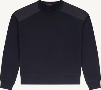 Jott Sweat col rond mix mati&egrave;re Noir Ariane - Taille S