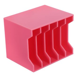 Aboofan Acryl Handy Organizer mit 5 F&auml;chern Smartphone Aufbewahrungsbox f&uuml;r B&uuml;ro und Klassenzimmer Schreibtisch Handyst&auml;nder f&uuml;r Besprechungsraum