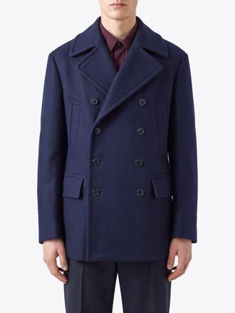Dries Van Noten Manteau Homme couleur Bleu Marine