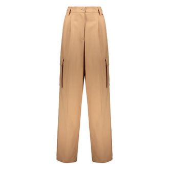Herno Woll-Cargo-Hose - - Trousers - Damen - Beige - L