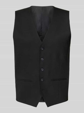 Selected Slim Fit Anzugweste aus Baumwollmix
