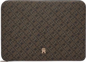 Tommy Hilfiger Notebook-Etui Tommy Hilfiger Th Icon Laptop Case Mono Print AW0AW18929 Schwarz