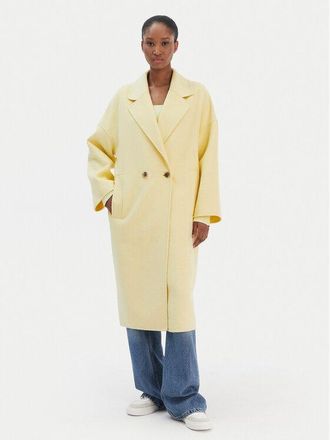 Vicolo Wollmantel TF0003 Gelb Regular Fit