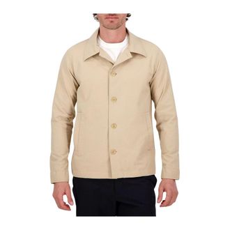 Nn.07 Nn07, Homme, Vestes, Beige, Taille: S Veste Chemise Zander