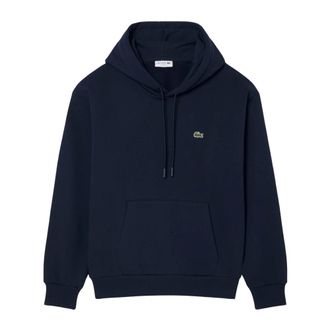 Lacoste Fleece Hoodie Sweatshirt - - Sweatshirts & Hoodies - Herren - Blau - M
