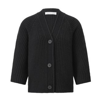 Iris Von Arnim Femme, Pulls, Noir, Taille: 38 FR Gilet en cachemire Fallou