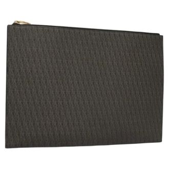 Saint Laurent Pre-owned Cuir pochettes-minaudieres - Femme - Pre-owned - Brun - Taille: ONE Size