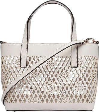 Guess Femme, Sacs, Blanc, Taille: ONE Size Letty 2 en 1 fourre-tout
