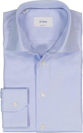 Eton Herren Hemden blau Kent