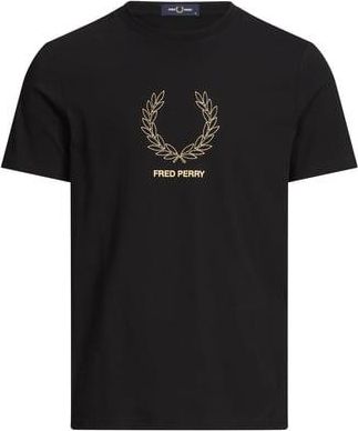 Fred Perry T-shirt &agrave; col rond en coton