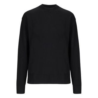Laneus Maglia Girocollo in Lana e Cashmere - - Knitwear - Damen - Schwarzk - 3XL