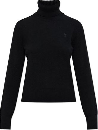 Ami Damen, Strickwaren, Schwarzk, XSGröße