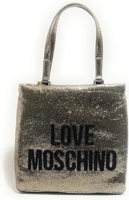 Moschino Sac femme Love main/bandouli&egrave;re soft pl or Taille du sac: PETIT