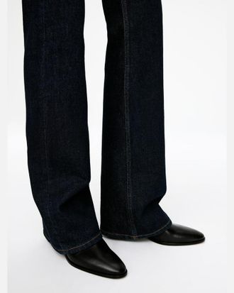 Arket Stiefelette Aus Leder -Schwarz