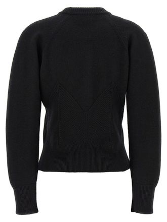 Alexander McQueen Womens Black Wool Cardigan Clothing