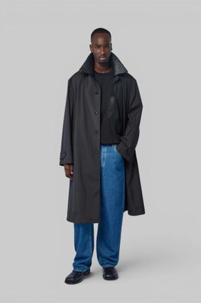Bottega Veneta Tech Wool Silk Coat
