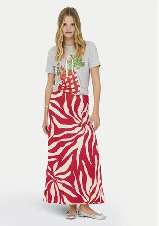 Only Maxirock Chigo Sakura 15366894 Rot Regular Fit