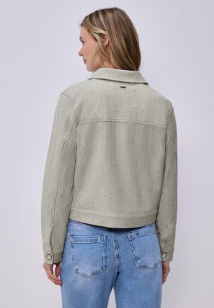 Street One Blouson mit Fischgr&auml;tmuster und Zipper