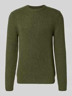 Mc Neal Strickpullover aus Woll-Mix mit Rundhalsausschnitt