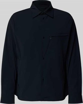 A|X Armani Exchange Blouson mit Kentkragen und Brusttasche