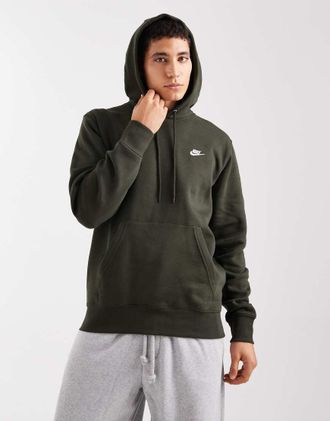 Nike Club - Sweat à capuche - Vert foncé