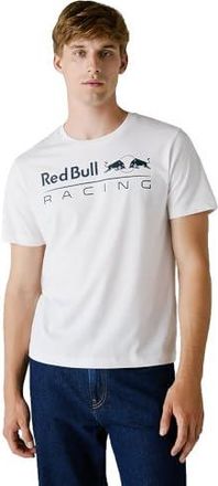 Pepe Jeans London Red Bull Racing X Pepe Jeans Team Logo Tee T-Shirt, Blanc (Blanc), L Homme