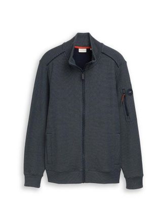 Tom Tailor Sweatjacke Strick & Sweatshirts Sweatjacke mit Stehkragen