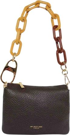My Best Bags Firenze Reflex Macro Dollaro - Femme - Sacs - Brun - Taille: ONE Size