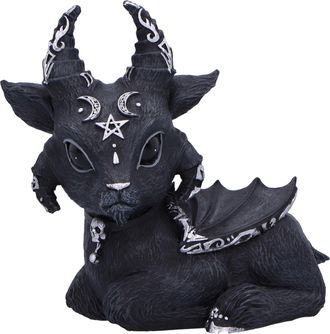 Nemesis Now Baal Figur 9 cm Harz Kult Cuties Sammlerstück Baal Ziege Fledermaus Figur Gruselig entzückende okkulte Ziege Gruselige Ziege Geschenk aus feinstem Har