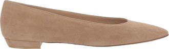 Gianvito Rossi Beige Suede Ballerina Flats - Gr. 36,5 (EU) - in Beige