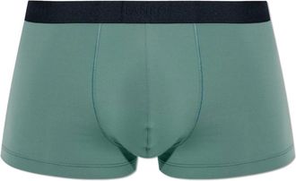 Hanro Homme, Sous-v&ecirc;tements, Vert, Taille: 2XL Micro Touch Boxer Brief