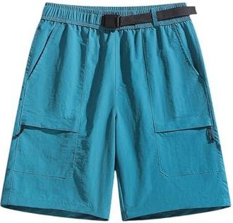 Generic Short dentra&icirc;nement d&eacute;contract&eacute; pour homme - Short de combat d&eacute;t&eacute; d&eacute;contract&eacute; - Pour le travail, le tennis, lathl&eacute;tisme - Grand pantalon de surv&ecirc;temen