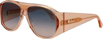 Chlo&eacute; Stylische Sonnenbrille f&uuml;r einen trendigen Look - - Accessories - Damen - Orange - 60 MM