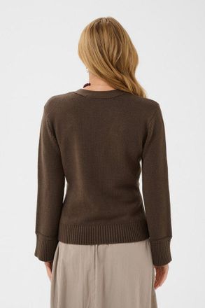 Saint Tropez Strickjacke TheresaSZ Cardigan Materialmix, Fitted