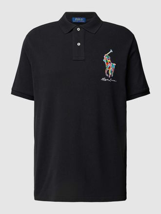 Polo Ralph Lauren Classic Fit Poloshirt mit Label-Stitching