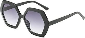 Generic Lunettes de soleil rétro pour hommes et femmes à monture large, pare-soleil de vacances en plein air (couleur : B, taille : moyen) 2026