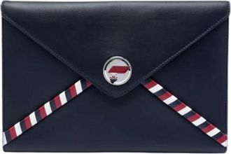 Chanel Pochette &agrave; rabat vintage Pre-owned - Femme - Pre-owned - Bleu - Taille: ONE Size