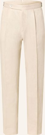 HUGO BOSS Leinen-Chino Perino Tapered Fit beige