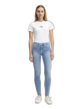 Calvin Klein Jean Femme Mid Rise Skinny Fit, Bleu (Denim Light), 26W/32L