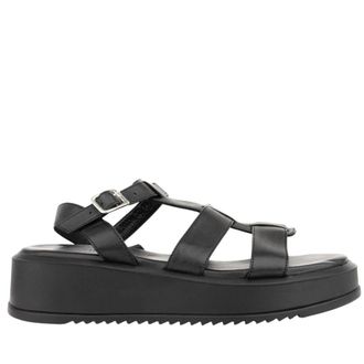 Sergio Moretti Flache Sandalen - - Shoes - Damen - Schwarzk - 37 EU