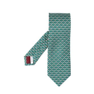 Ferragamo Club Seidenkrawatte - - Accessories - Herren - Gr&uuml;n - ONE SIZE
