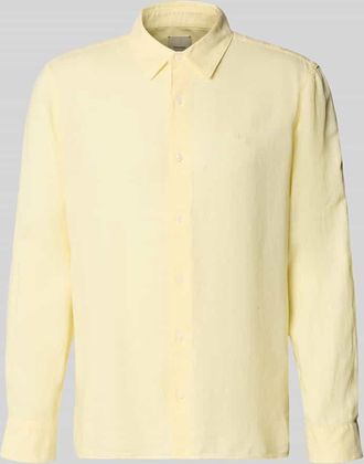Calvin Klein Regular Fit Freizeithemd aus Leinen-Lyocell-Mix
