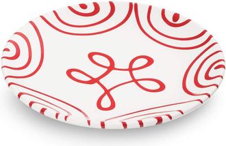 Gmundner Keramik Unterteller für Kaffeetasse, Durchmesser: 15 cm, Rotgeflammt, handgemachte Keramik aus Österreich