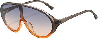 Generic Lunettes De Soleil Sport &Agrave; Grande Monture For Hommes, Dext&eacute;rieur For Femmes, For Les Vacances Et D&eacute;placements(Gray)