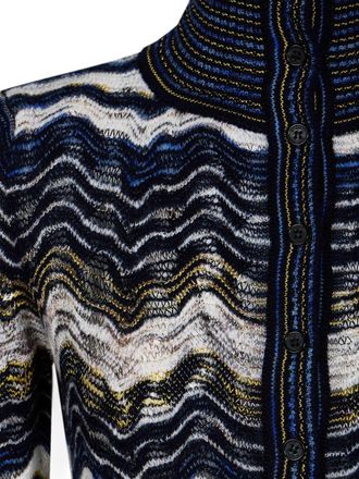 Missoni Zig-Zag Knit Sweater - Navy