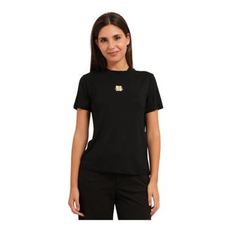 A|X Armani Exchange Logo Crew Neck T-Shirt - - Tops - Damen - Schwarzk - L