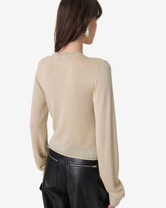 Iro Lightweight Knit Sweater - Beige